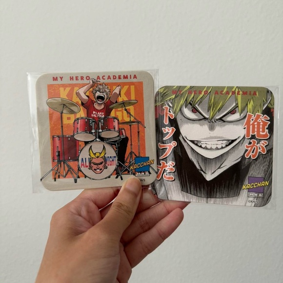 Manga | Kitchen | My Hero Academia Deku And Bakugo Coasters Exclusive ...
